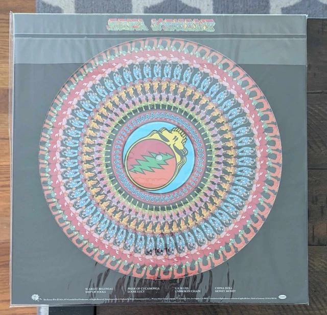 GRATEFUL DEAD-FROM THE Mars Hotel 50Th Ann Lt. Zoetrope Pic Disc Vinyl ...