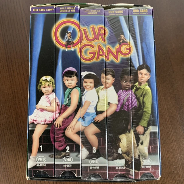 OUR GANG COLLECTOR 5 Pack Series VHS 5-Tape Set Videos Little Rascals ...