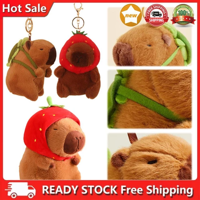 CUTE CAPYBARA KEYCHAIN Anime Capybara Keychain Capybara Keyring for ...