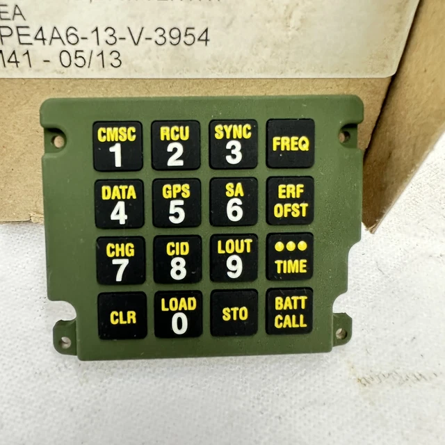 NEW MILITARY RADIO Keyboard Keypad Data Entry 85YY3143-4 RT-1523-C ...