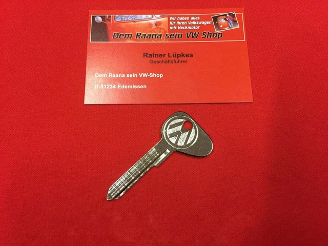 KEY BLANK PROFILE R- original VW blank bus T2, bucket key (13-114) £12. ...
