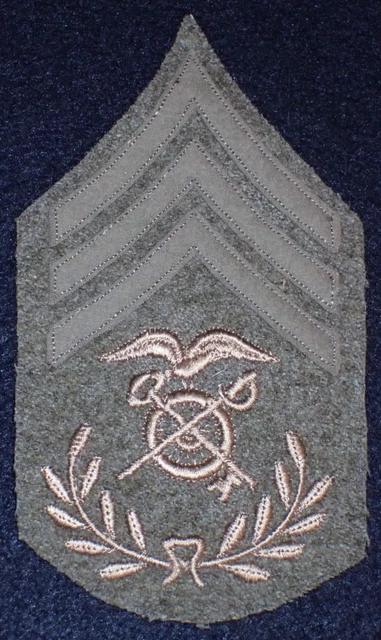 WWI US ARMY Quartermaster Sergeant QMC Rank Insignia Patch Until May ...