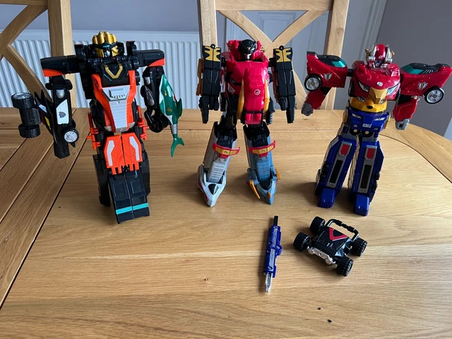 POWER RANGERS RPM Megazords High Octane Valvemax & Paleo Max Great Set ...