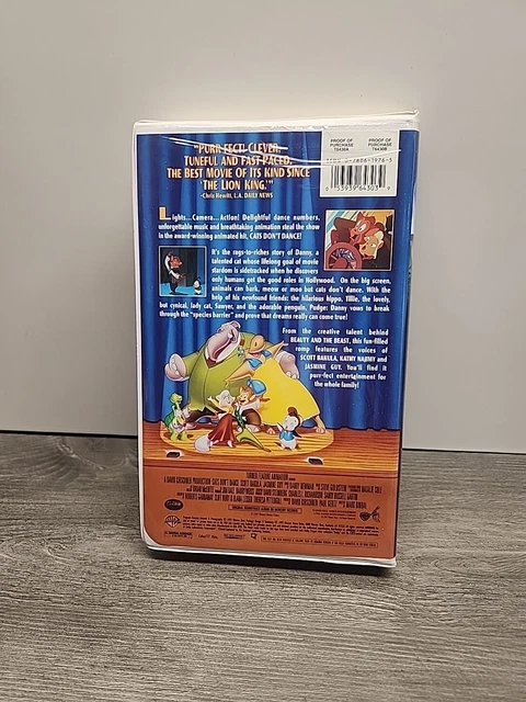 CATS DONT DANCE Turner Feature Animation VHS Tape David Kirschner WB £4 ...