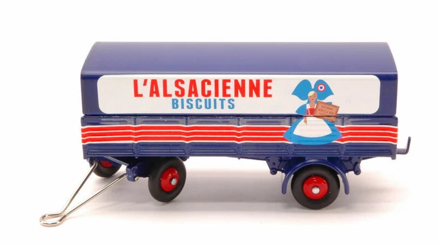 REMORQUE BACHEE L Alsacienne 11cm Model NOREV EUR 35,58 - PicClick FR