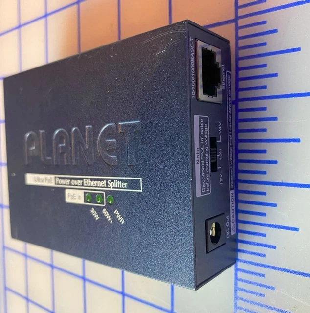 PLANET POE-172S GIGABIT ultra Power over Ethernet splitter 10/100 ...