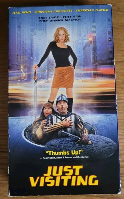 JUST VISITING (VHS) Christina Applegate, Jean Reno - Sci Fi Comedy £4. ...