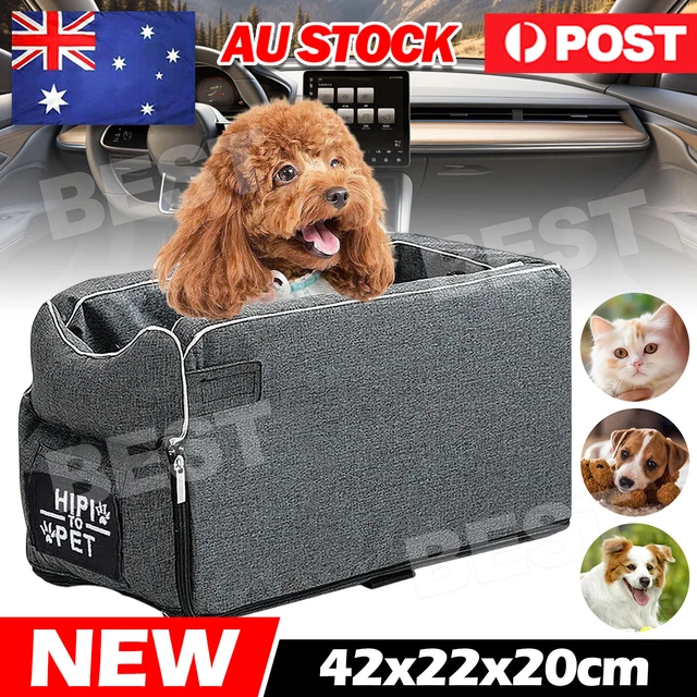 CAR PET SEAT Auto Seat Center Console Dog Cat Nest Pad Removable Pet ...