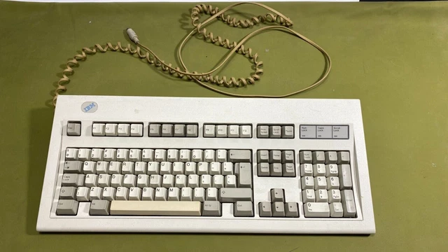 VINTAGE IBM MODEL M 1391511 Buckling Spring Keyboard Feb-15-1995 £140. ...