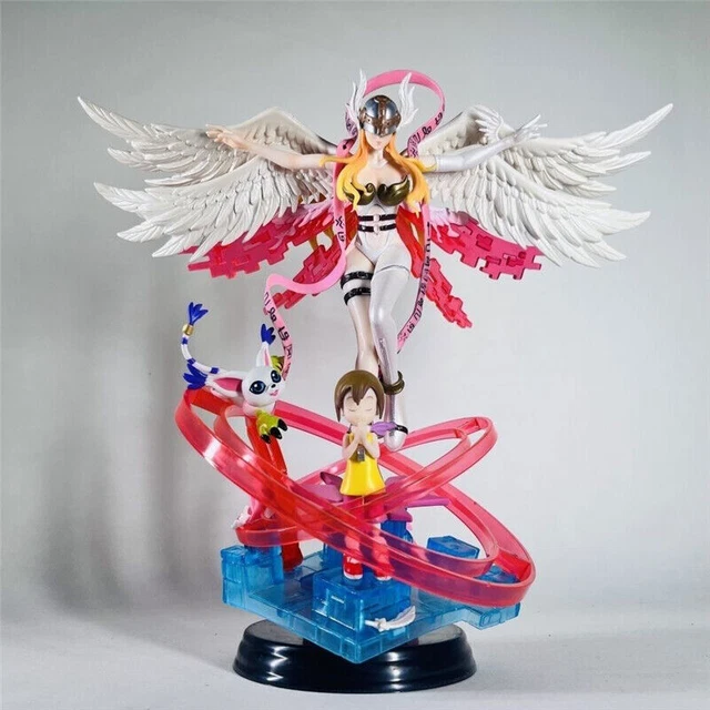 DIGIMON ADVENTURE ANGEWOMON Figur Statue Modell Tailmon Yagami Hikari ...