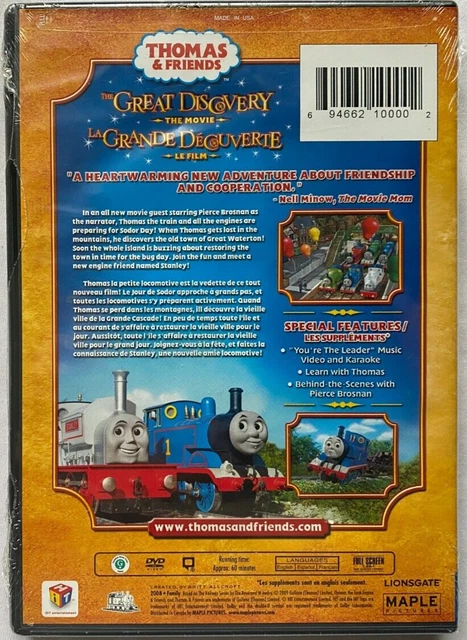 THOMAS AND FRIENDS - The Great Discovery DVD BRAND NEW SEALED 2008 ...