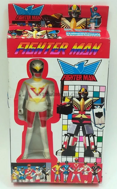 POWER RANGERS JETMAN SUPER SENTAI BOOTLEG KO FIGHTER MAN ROBOT GLOBE no ...