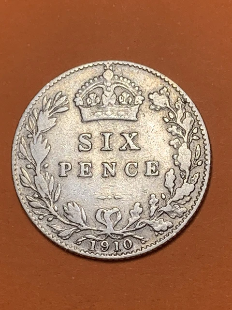 1910 GREAT BRITAIN 🇬🇧 Silver Six 6 Pence (A2622) $12.99 - PicClick CA