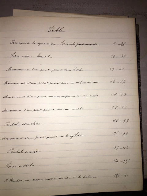MANUSCRIT SCIENTIFIQUE SUR les Principes de la Dynamiques. 1884 EUR 195 ... MANUSCRIT SCIENTIFIQUE SUR les Principes de la Dynamiques. 1884 EUR 195 ...
