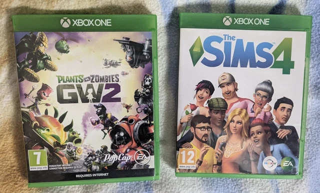 THE SIMS 4 and PLANTS VS ZOMBIES GW2 MICROSOFT XBOX ONE BUNDLE £10.99 ...