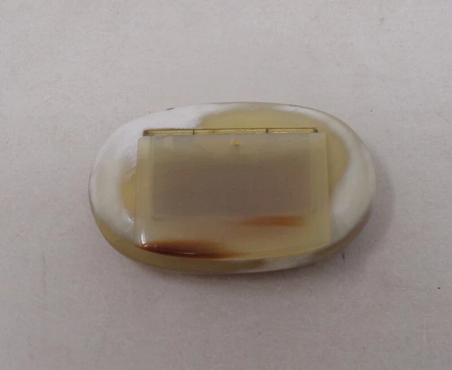 ANCIENNE TABATIÈRE EN en corne bovine - Jamais utilisée EUR 25,00 ...