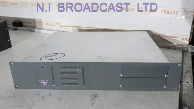 CLEARCOM MMX-24 MATRIX plus intercom mainframe (24 channel) New and ...