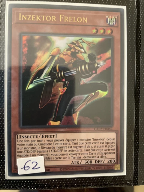 YU-GI-OH ! INZEKTOR Frelon GFP2-FR062-Ultra Rare -1st EUR 1,50 ...