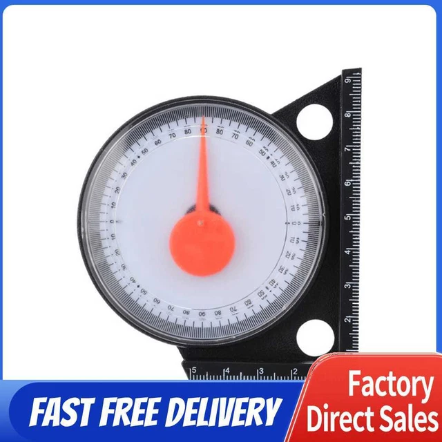 MEASURING TILT LEVEL Gauge Magnetic Slope Inclinometer Angle Finder ...