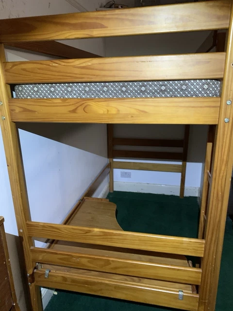 HIGH SLEEPER LOFT Bed Single Solid Wood. £1.16 - PicClick UK