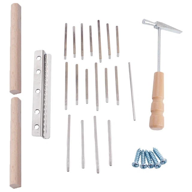 KIT FAI DA te Kalimba personalizzabile chiavi martello tuning ponte per ...