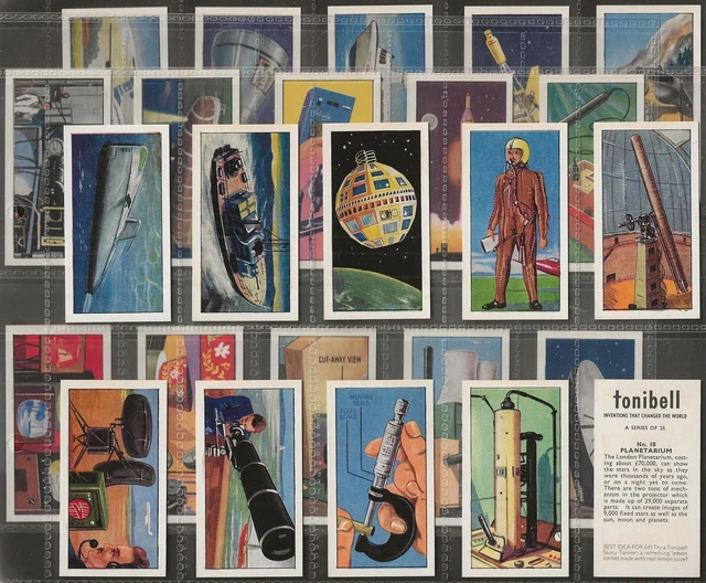 TONIBELL-FULL SET- INVENTIONS That Changed The World 1963 (25 Cards ...
