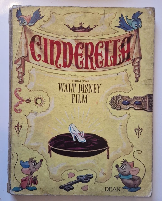 1950 HB VINTAGE Cinderella Walt Disney Animation Cartoon Film Movie ...