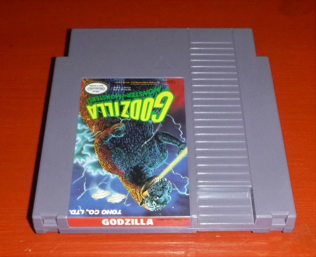 GODZILLA MONSTER OF Monsters (Nintendo Entertainment System, 1989 NES ...