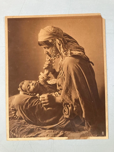 TRÈS BEAU TIRAGE Photo Héliogravure Lehnert et Landrock 1920 Femme ...