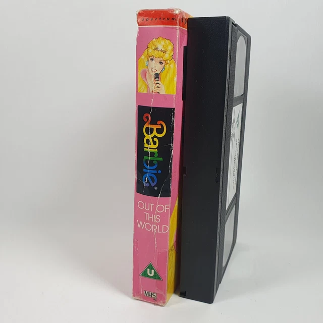 BARBIE ROCKSTARS VHS Video Cassette Tape Card Sleeve Out Of This World ...