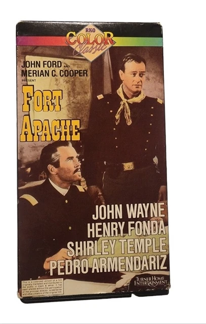 FORT APACHE VHS Colorized Version (1948) John Wayne, Henry Fonda £13.99 ...