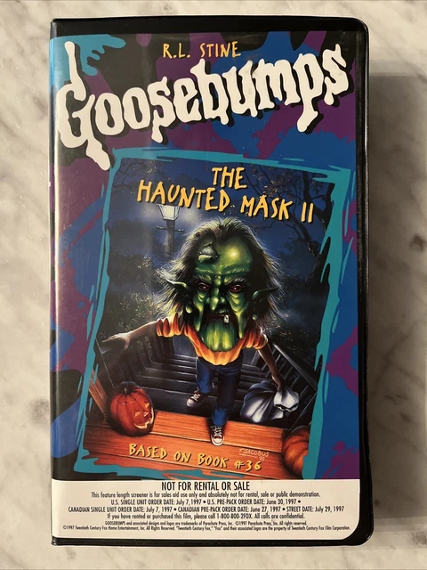GOOSEBUMPS: THE HAUNTED Mask 2 II VHS - R.L. Stine RARE Promo Screener ...