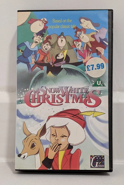 A SNOW WHITE Christmas Special VHS Tape Video Gems Princess Giants ...
