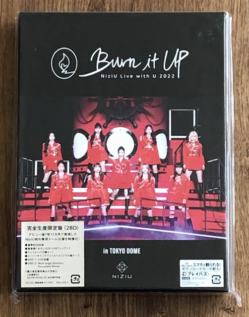 NIZIU BURN IT up Live with U 2022 Tokyo Dome Limited Edition Blu ray ...