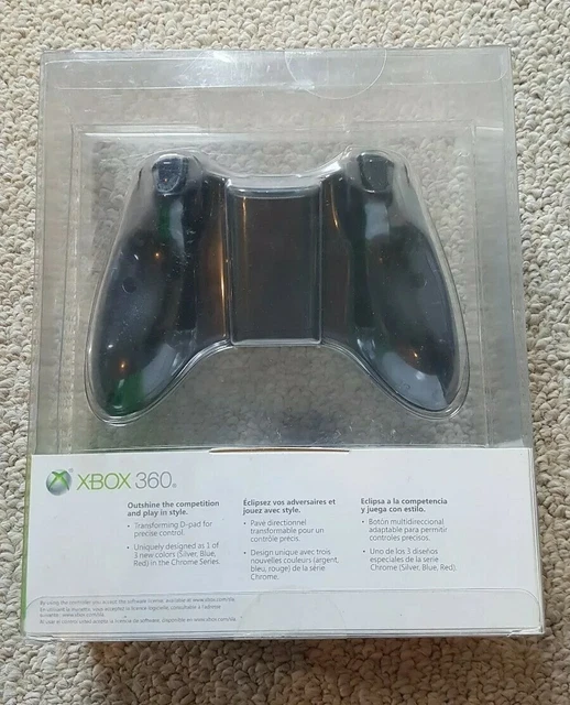MICROSOFT XBOX 360 Silver Chrome Series Wireless Controller BNIB Sealed ...