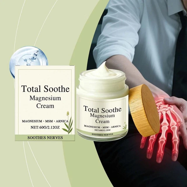 TOTAL RELIEF MAGNESIUM Cream, Nerve Relief Magnesium 60G Cream F5B9 $21 ...