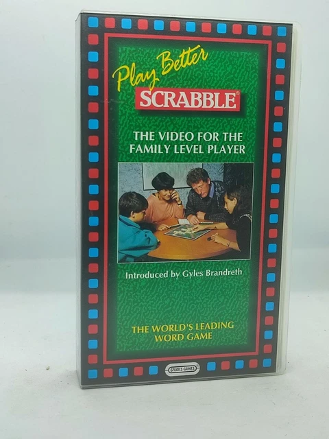 PLAY BETTER SCRABBLE On VHS Video Cassette Tape £6.99 - PicClick UK