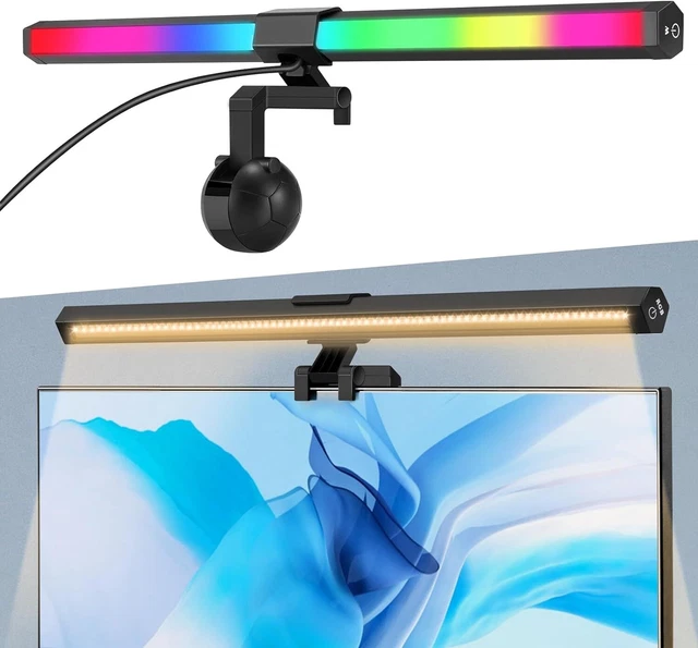 RGB UNDER MONITOR Light Bar Dream Color Gaming Light Bar for PC Gaming ...