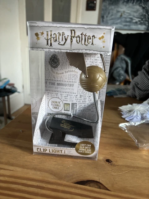 WIZARDING WORLD OF Harry Potter New Golden Snitch Clip Light Clip-On ...