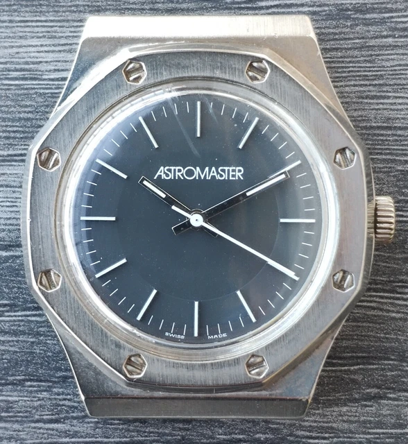 VINTAGE MEN'S ASTROMASTER Buler Royal Oak vision watch patented model £ ...