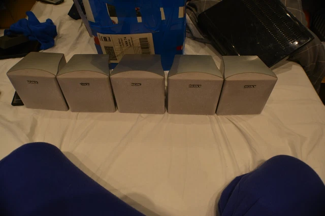 5 X SONY SS-MSP661 Speakers Home Cinema System Front/Rear Surround And ...