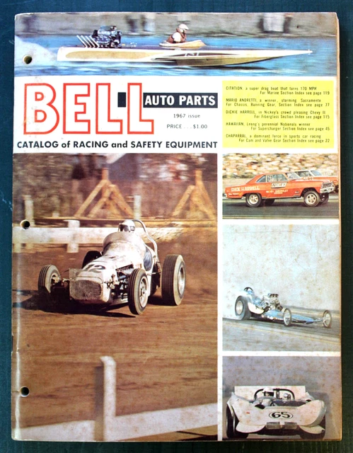 ORIGINAL VINTAGE 1967 HOT ROD Catalog BELL CRaGaR StewaRt WarNer Drag ...