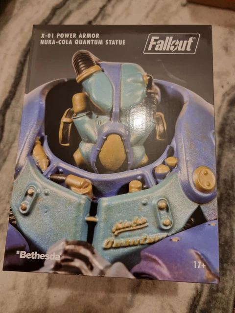 FALLOUT X-01 NUKA COLA QUANTUM Power Armor Variant Statue brand new £ ...
