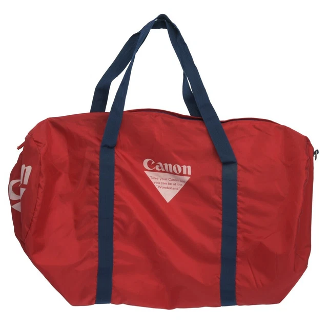 RARE! CANON ORIGINAL Vintage Camera Bag Case Shoulder Carry Bag / Red ...