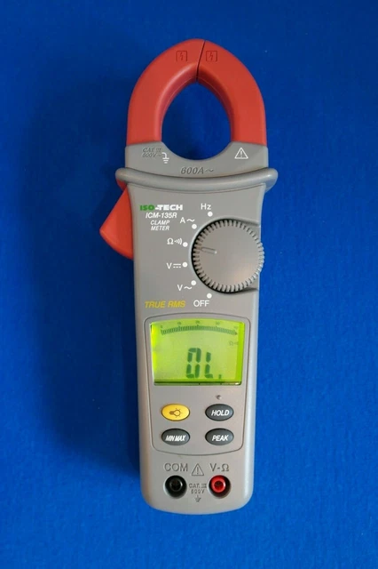 ISO-TECH ICM135R TRUE RMS CLAMP METER 600A AC - New Boxed Inc.Leads and ...