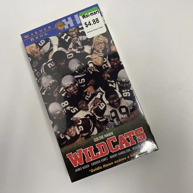 WILDCATS~VHS MOVIE~GOLDIE HAWN~SPORTS~FOOTBALL~CHICAGO~SEALED~WATERMARK ...