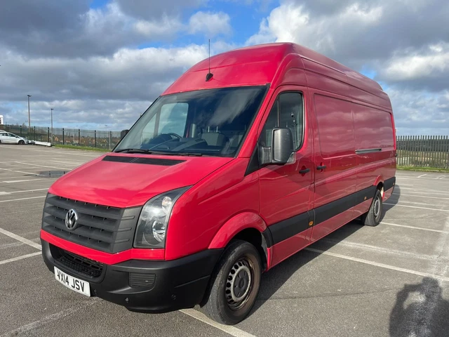 2014 VOLKSWAGEN CRAFTER Cr35 Lwb Extra-High Roof Red Top Spec Clean Van ...