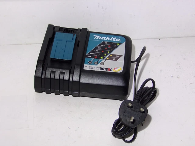 MAKITA DC18RC 7.2-18V Lithium NiMh Fast Battery Charger 240V fully working £5.00 - PicClick UK