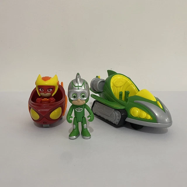 PJ MASKS ACTION Figure Lot PJ Masks Toys Gecko & Owlette with Vehicles ... PJ MASKS ACTION Figure Lot PJ Masks Toys Gecko & Owlette with Vehicles ...