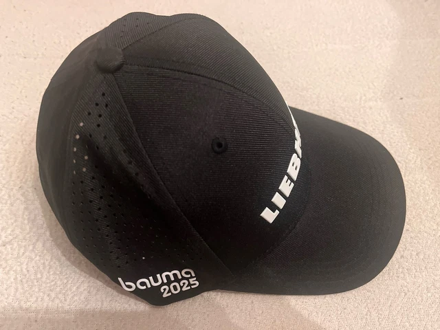 BAUMA 2025: LIEBHERR BASECAP Kappe Cap Schwarz Black New NEU EUR 17,95 ...